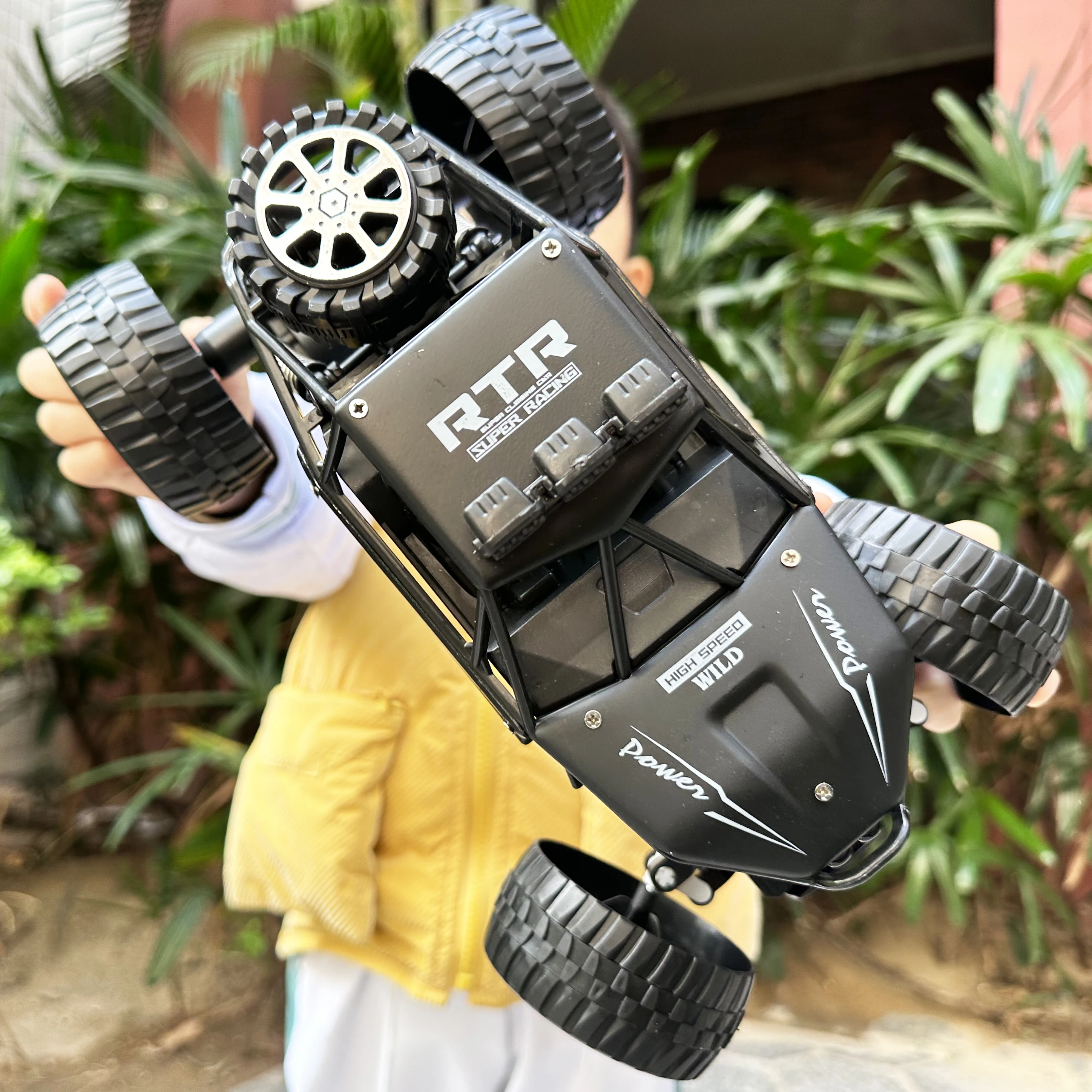 27 Cm Metal Rock Crawler 4WD Off Road RC Car Control 4x4 Drive Car High ...