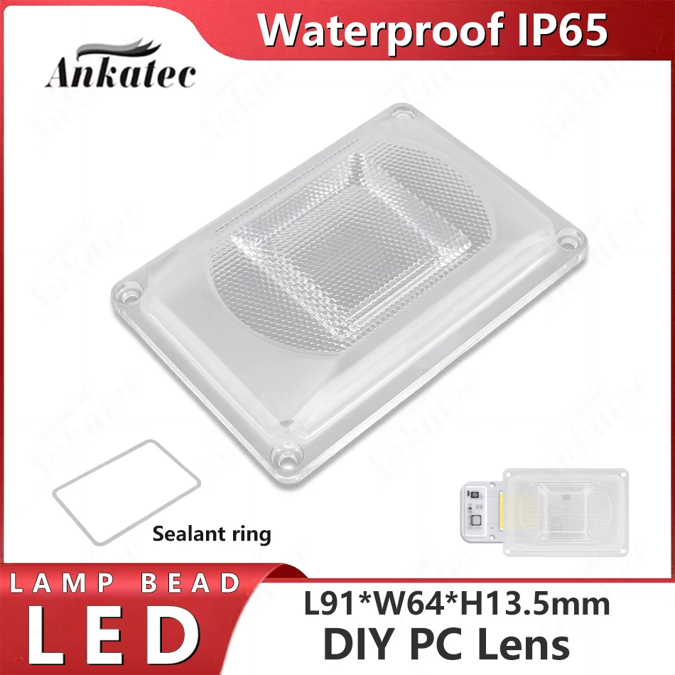 90-Degree-LED-Lens-PC-Plastic-Spotlight-Lampshade-91-64mm-Waterproof ...