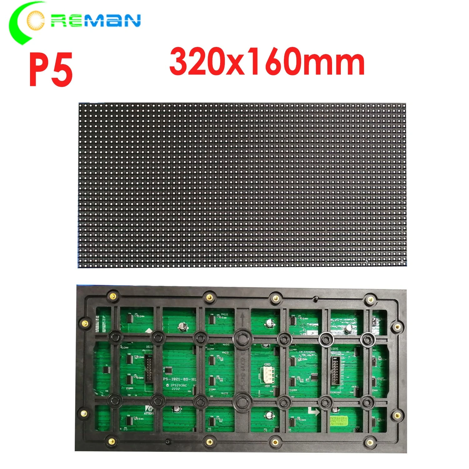 Outdoor P5 Led Module 32x64 Dots, Waterproof Full Color P5 Led Display ...
