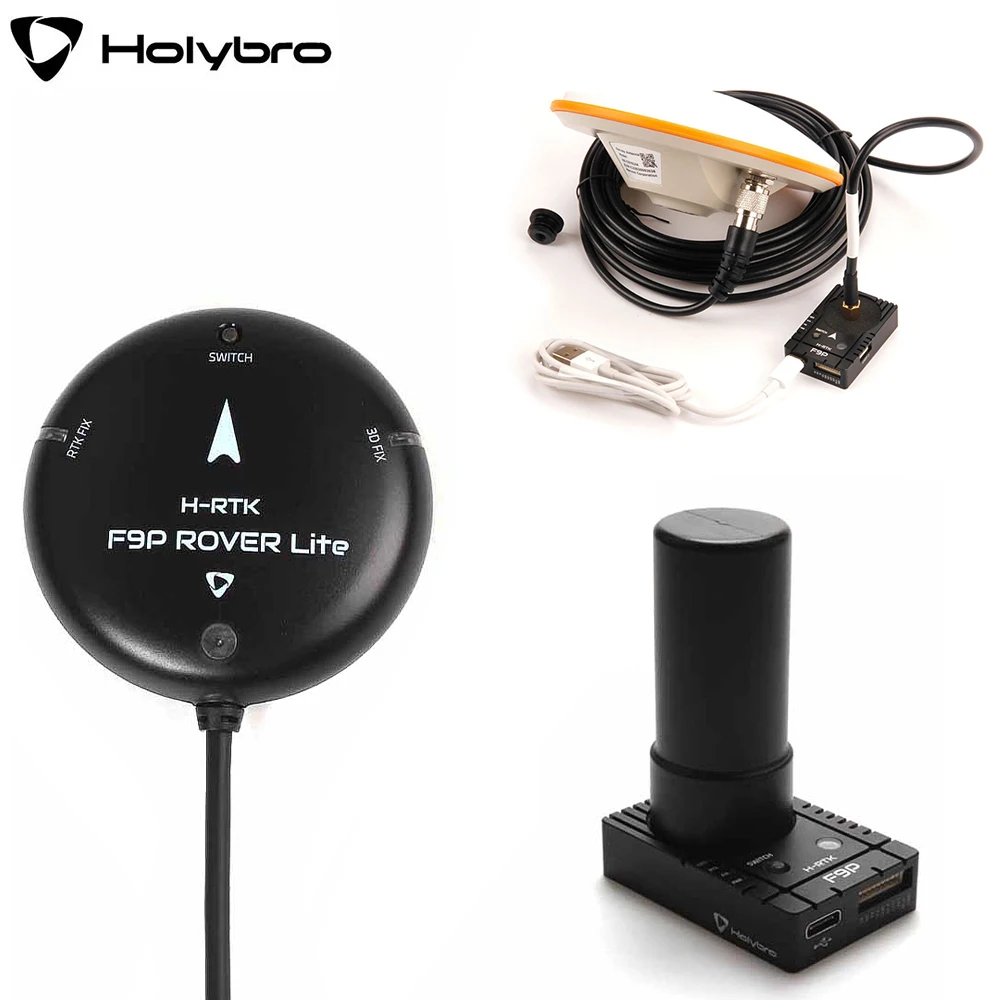 Holybro H-RTK F9P GNSS Series H-RTK F9P Rover lite /Rover lite 2nd GPS ...
