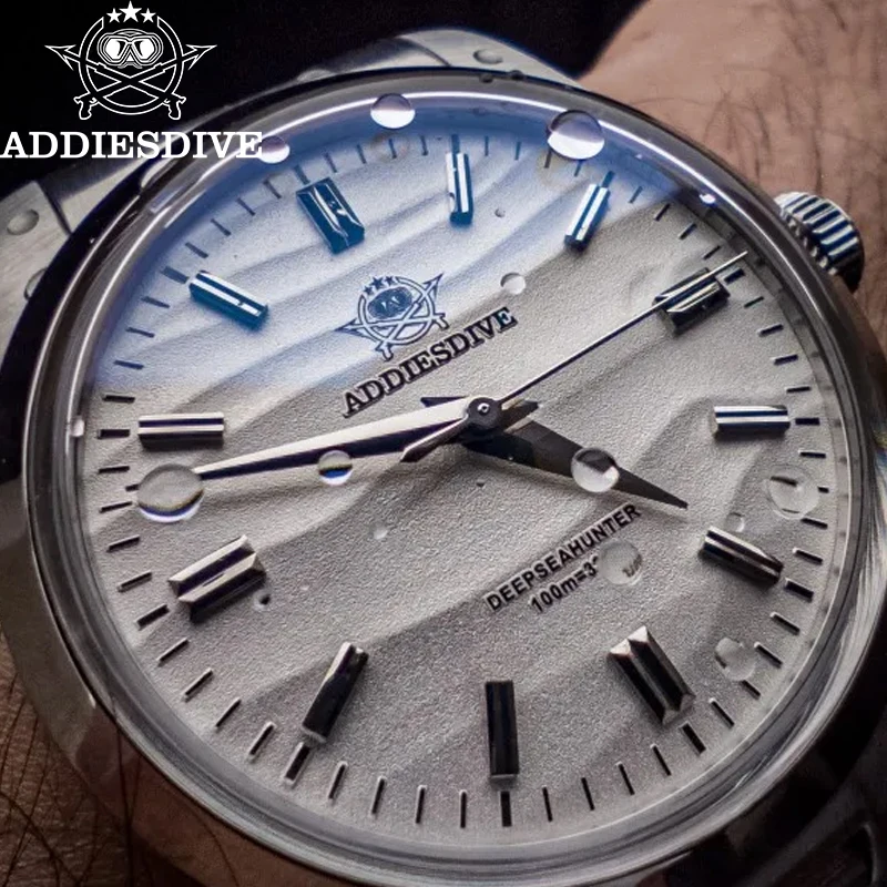 ADDIESDIVE Men's Watch Top Brand 36mm Quartz Watch 100m Waterproof ...
