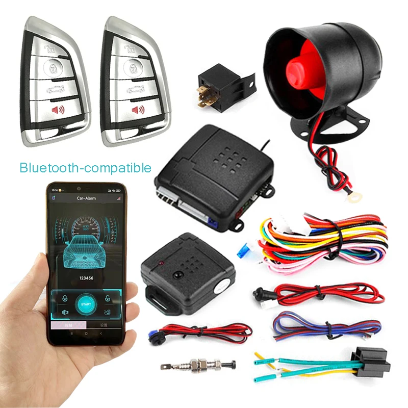 Anti-Theft-Sound-And-Light-Car-Alarm-Remote-Controls-Auto-Locking ...