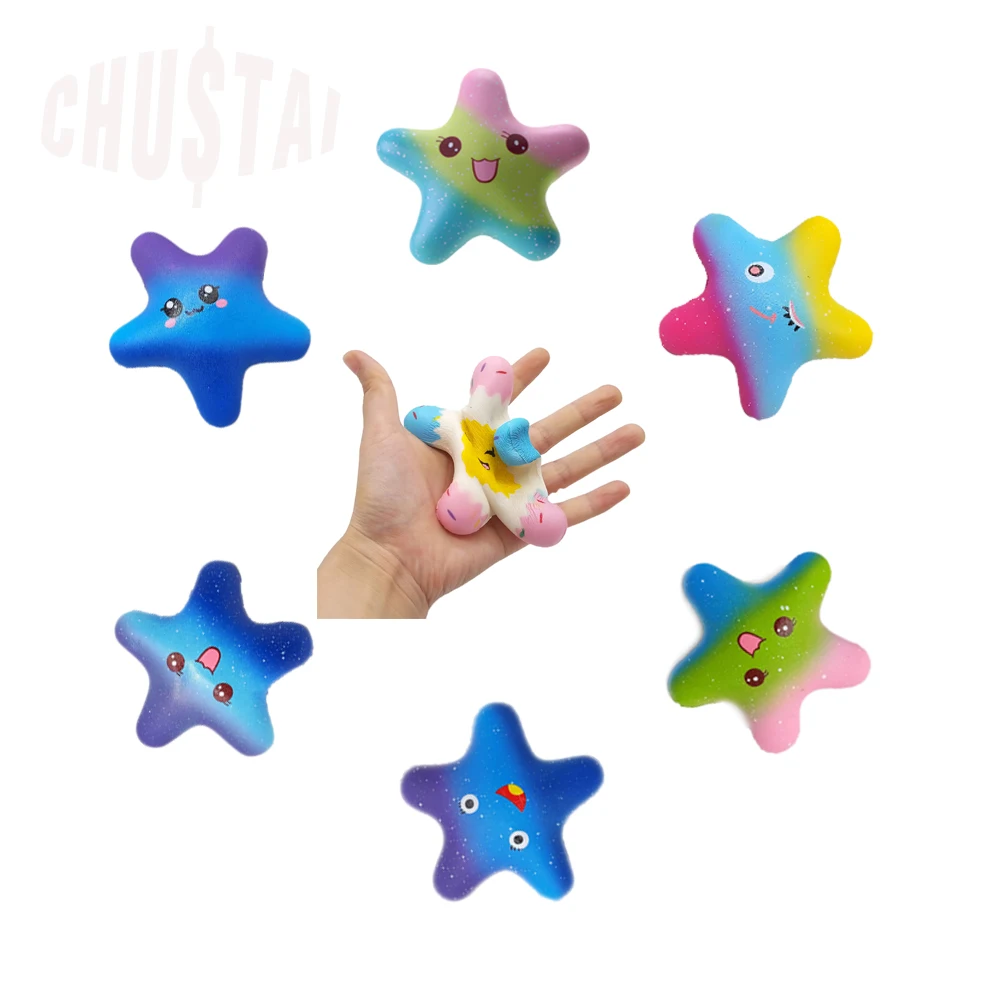 Kawaii-Starfish-Popcorn-Cake-Squishy-Donut-Fruit-Squishi-Slow-Rising ...