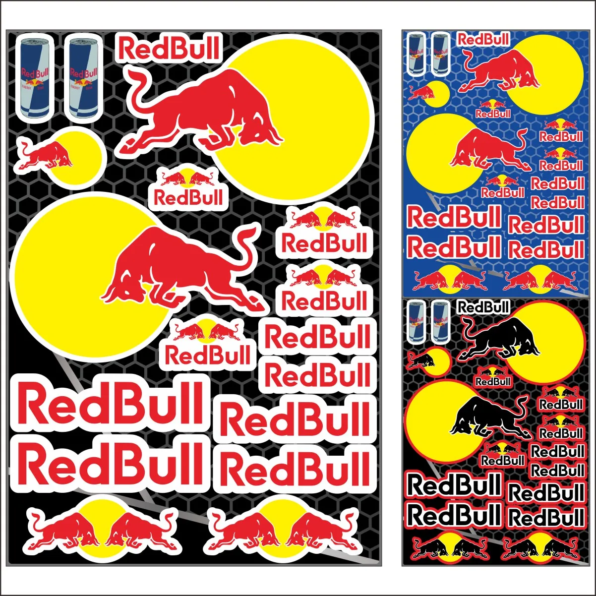 Big Red Bull Adesivo Decalque Da Motocicleta Capacete Tanque Logo Kit ...