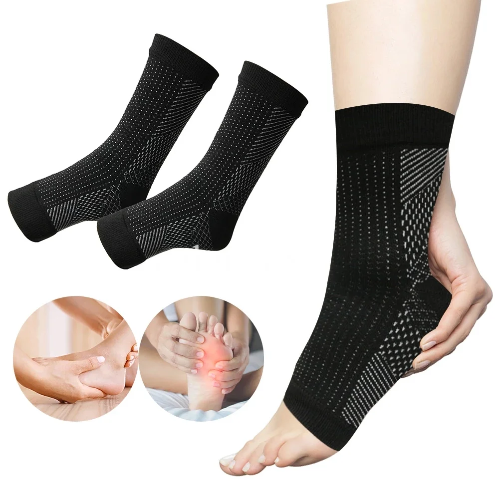 Unisex-Compression-Socks-Running-Sports-Socks-Foot-Ankle-Anti-Fatigue ...