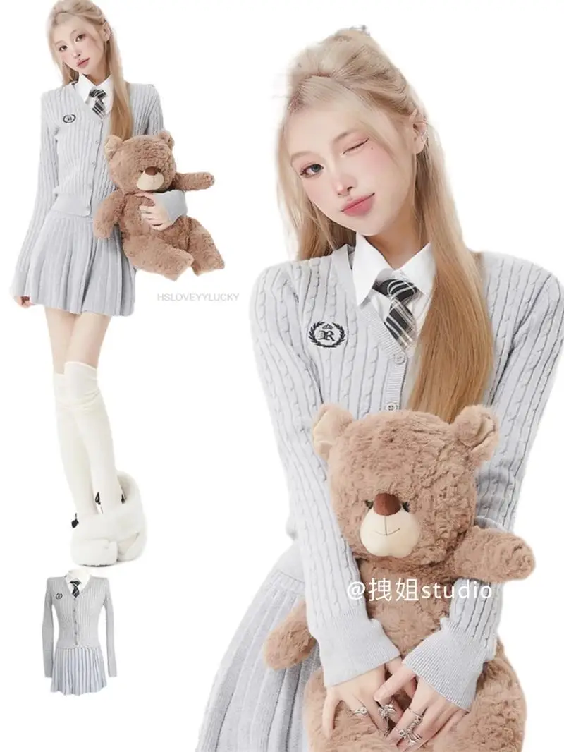 Uniforme-escolar-de-estilo-coreano-japon-s-para-ni-a-conjunto-de-dos ...