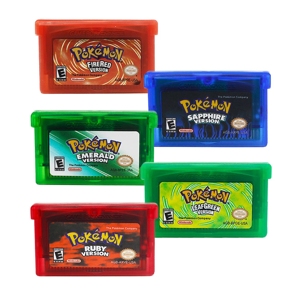 Pokemon Fire Red Cartridge Label