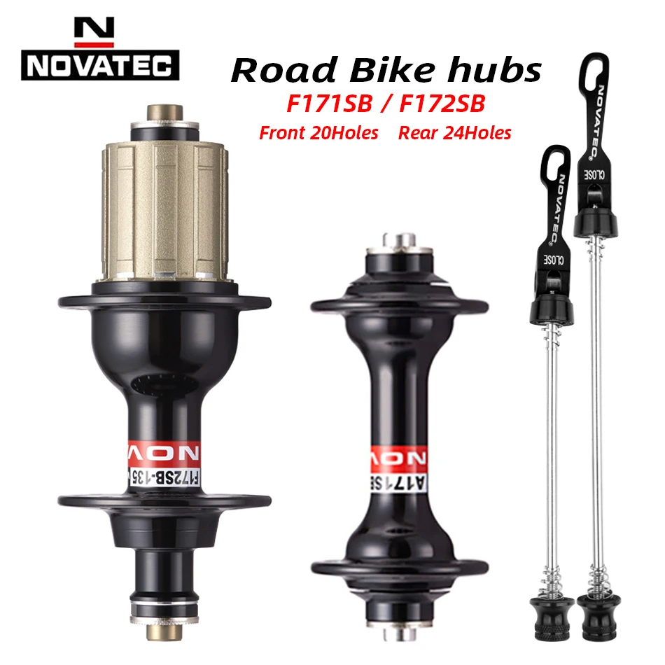 NOVATEC-F171SB-F172SB-Road-Bike-Hubs-100-130mm-Quick-Release-Front-20 ...