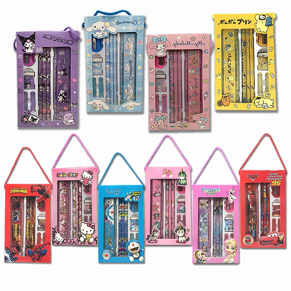 A-set-Sanrio-Pencil-Melody-Kuromi-Cinnamoroll-HB-Black-Write-Draw ...