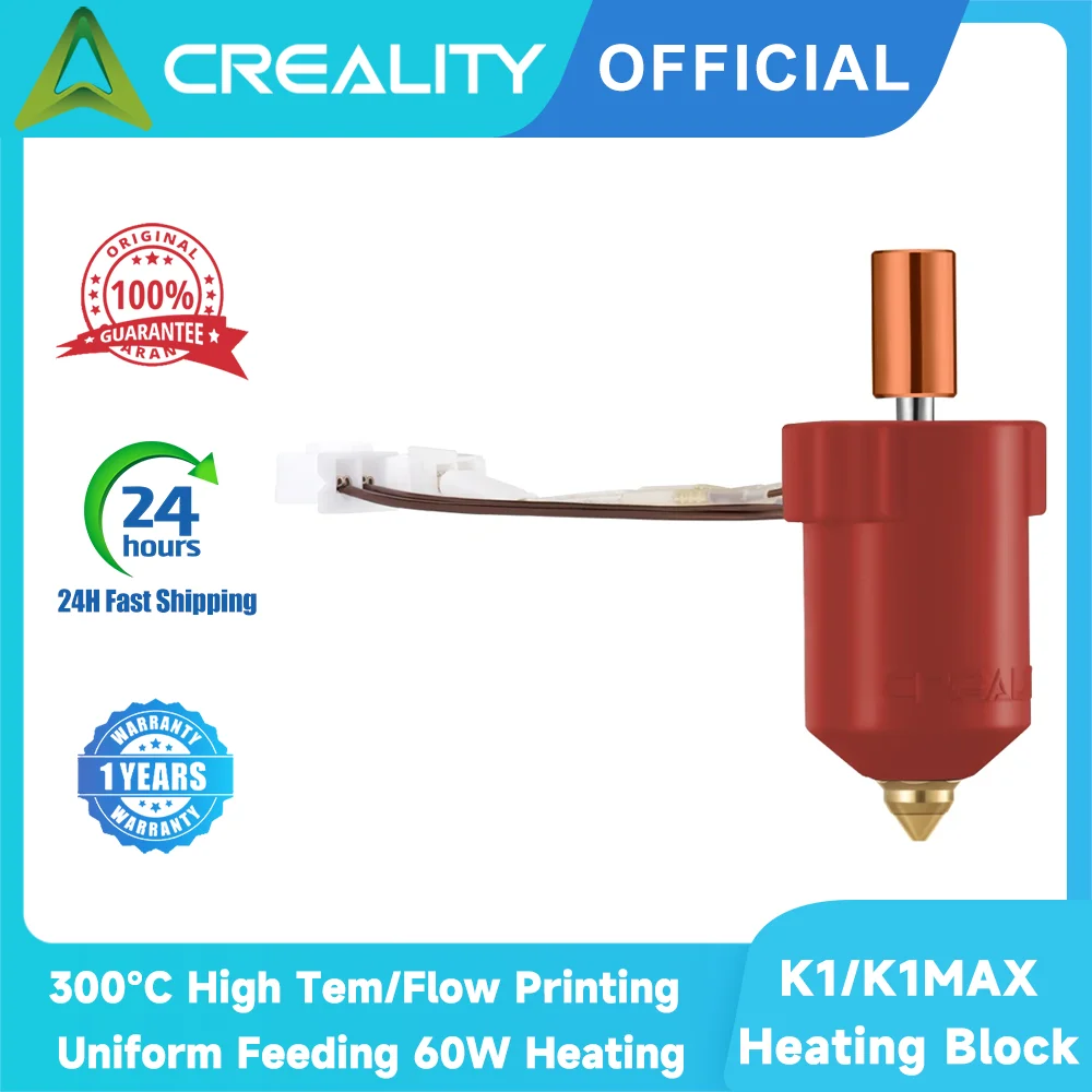 Creality-Official-K1-3D-Printer-Ceramic-Heating-Block-Kit-300-C-High ...