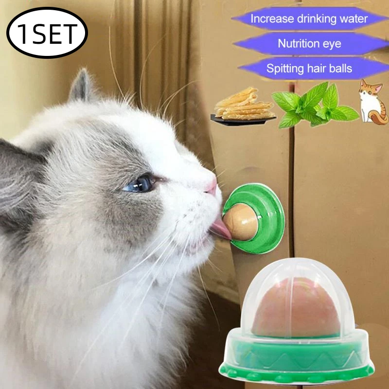 Nutrition-Catnip-Sugar-Cat-Toys-On-The-Wall-Cat-Energy-Ball-Candy ...