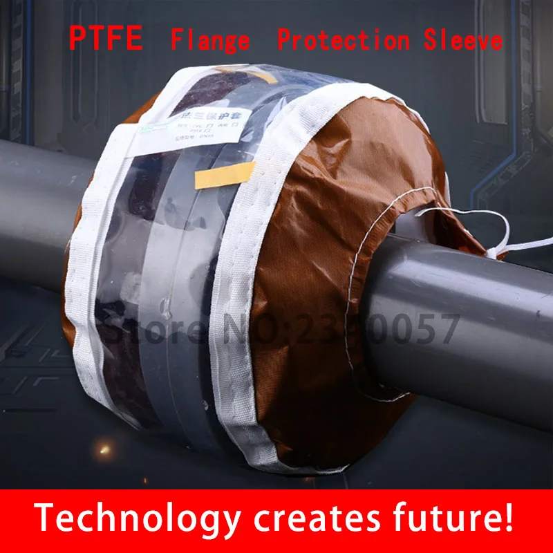PTFE-Transparent-flange-protective-sleeve-Polytetrafluoroethylene-FEP ...