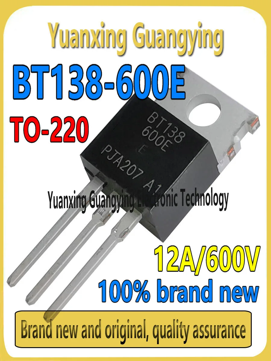 10-percs-BT138-600E-BT138600E-BT138-600-Directly-Inserted-TO-220-12A ...