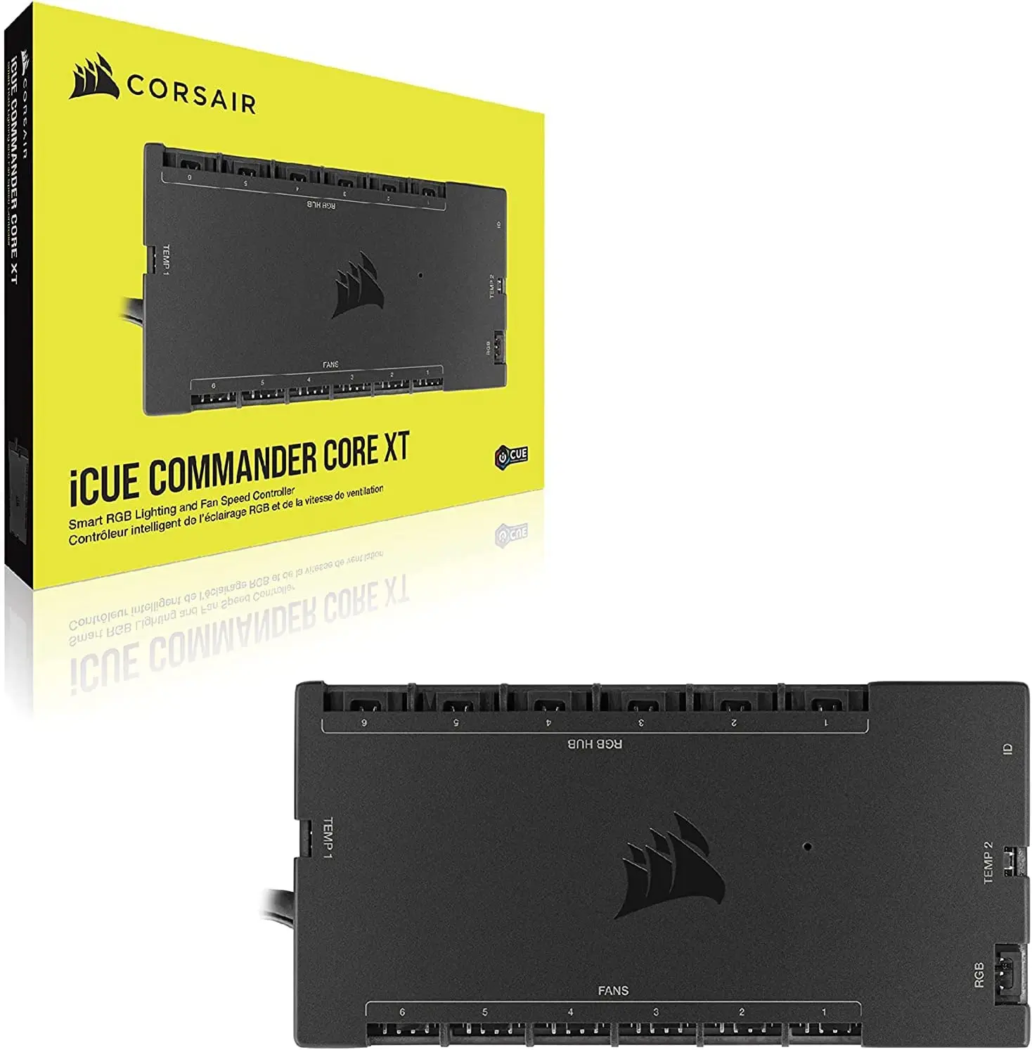 CORSAIR-iCUE-COMMANDER-CORE-XT-velocidade-do-ventilador-digital-e ...