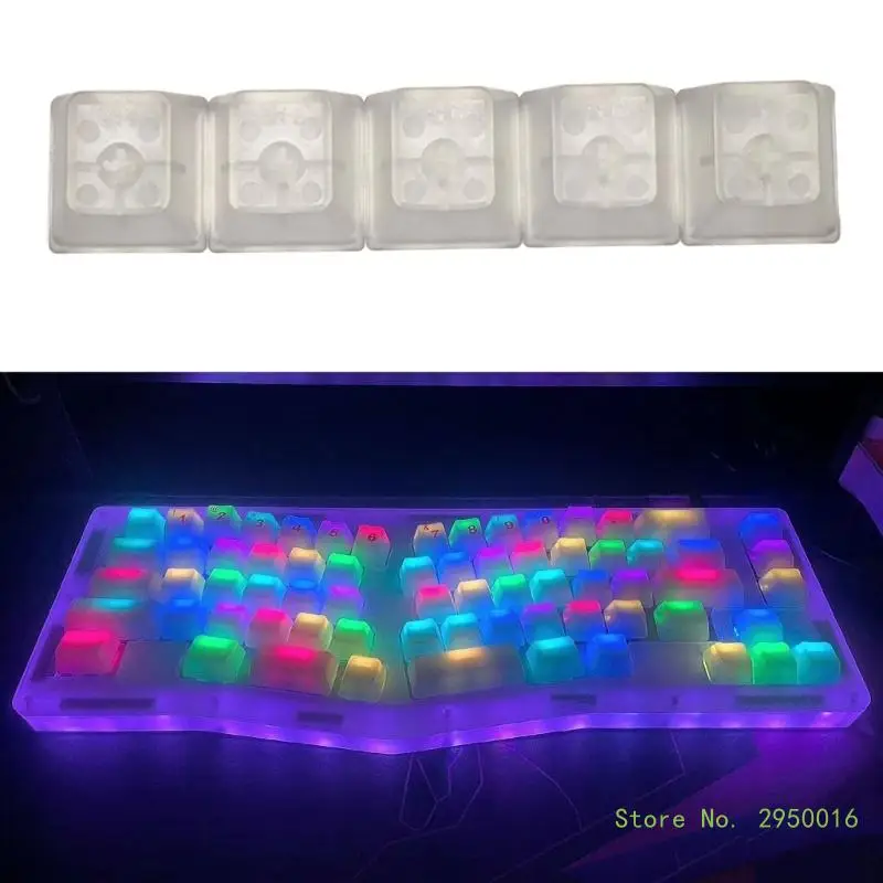 Transparent-Keycap-CherryProfile-Thick-ABS-Backlit-Keycap-Set-Matte ...