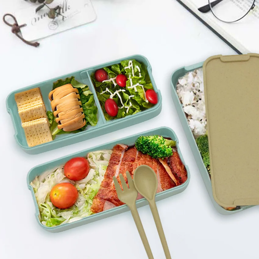 3-Layer-Lunch-Box-Healthy-Wheat-Straw-Bento-Boxes-Microwave-Heating ...