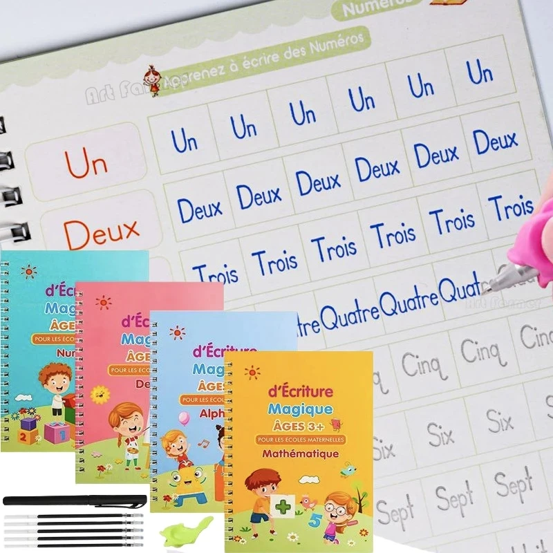 Magic-French-Copy-Book-Groove-Practice-Copybook-quaderno-per-bambini ...