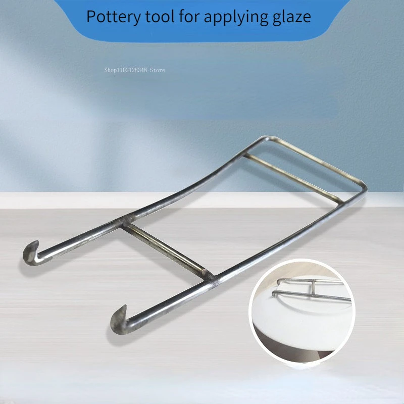 Pottery Stainless Steel Glaze Hook Manual Glazing Supplies Polymer Clay ...