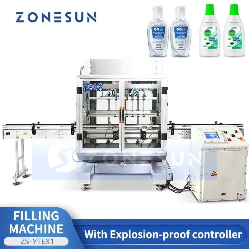 ZONESUN ZS-YTEX1 Automatic Explosion Proof Filling Machine for Chemical ...