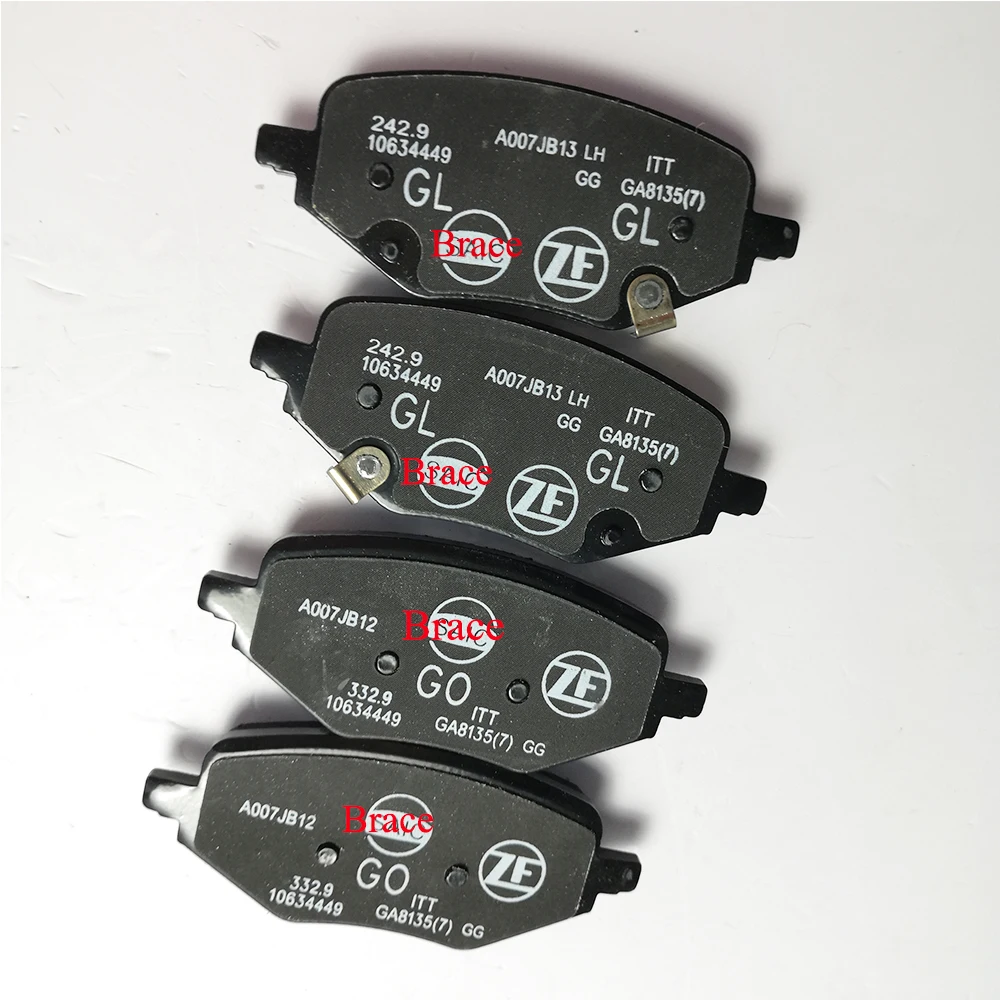 Auto Parts Rear Brake Pads For Mg Hs 10634449 - Brake Hoses ...