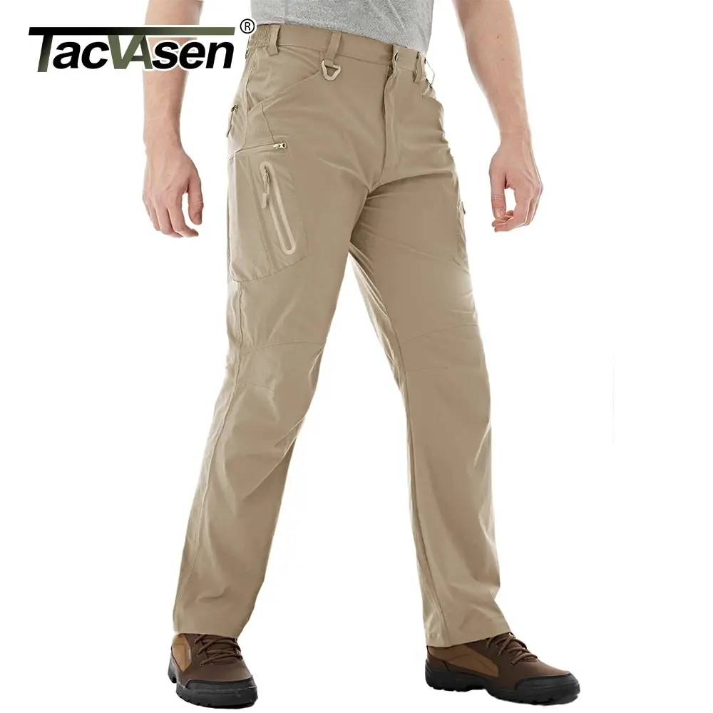 TACVASEN-Men-s-Lightweight-Hiking-Pants-with-8-Pockets-Camping-Pants ...