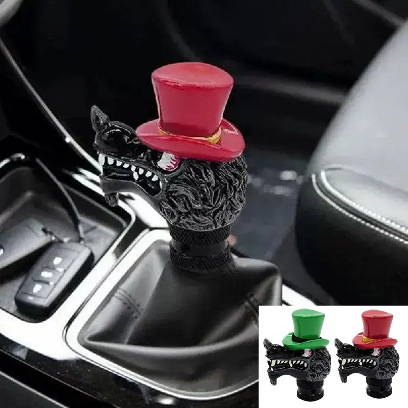 Car-Gear-Shift-Lever-Styling-Resin-Wolf-Head-Shape-Shifter-Knob ...