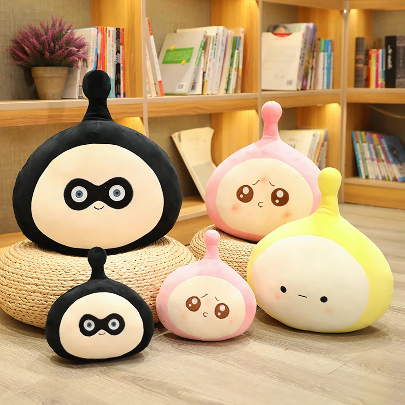 Kawaii Egg Anime Plush Pillow Cartoon Anime Figure Stuffed Plush Doll ...