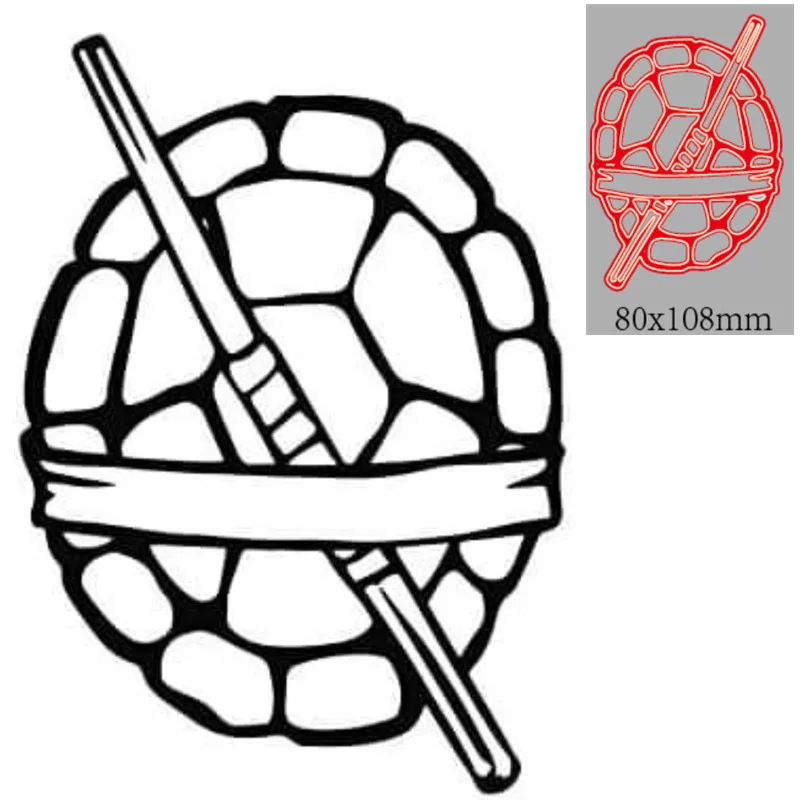 Ninja Turtle Shell Drawing