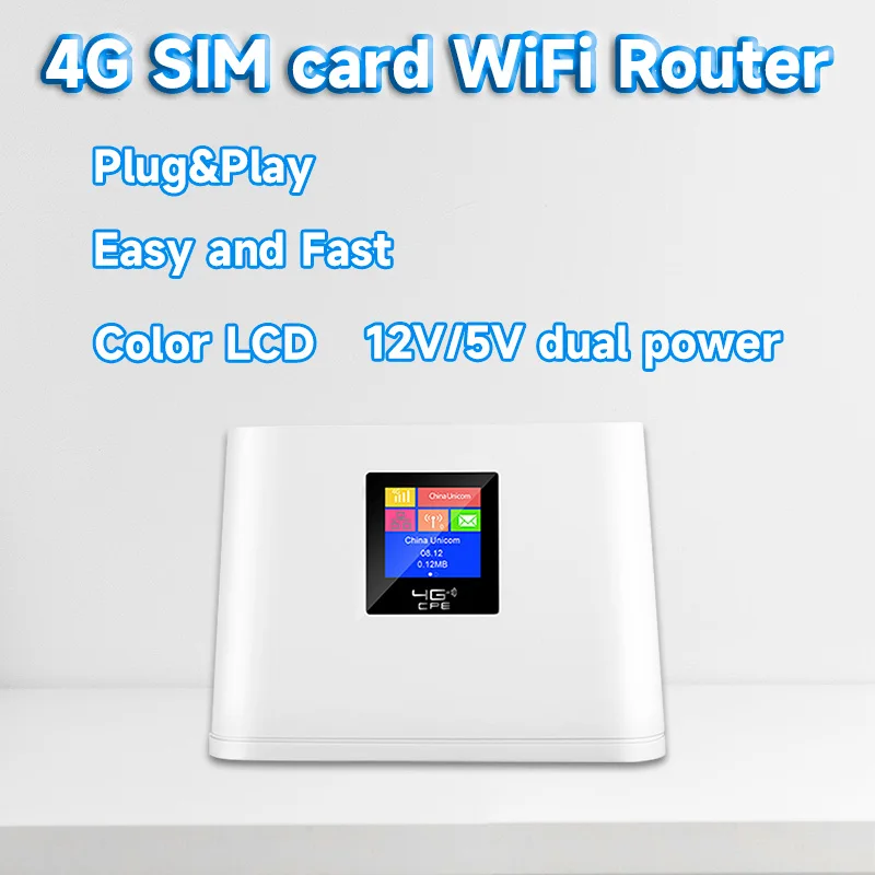 4G-SIM-card-wifi-router-color-LCD-display-LTE-4G-modem-Hotspot-RJ45 ...