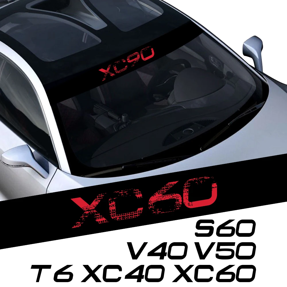 Auto-Front-Windshield-Sticker-And-Decals-For-Volvo-XC90-XC60-T6-S60 ...