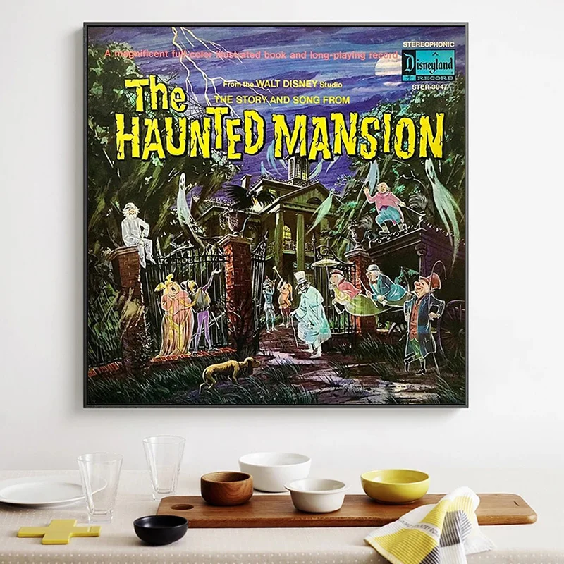 Haunted Mansion Disneyland Poster