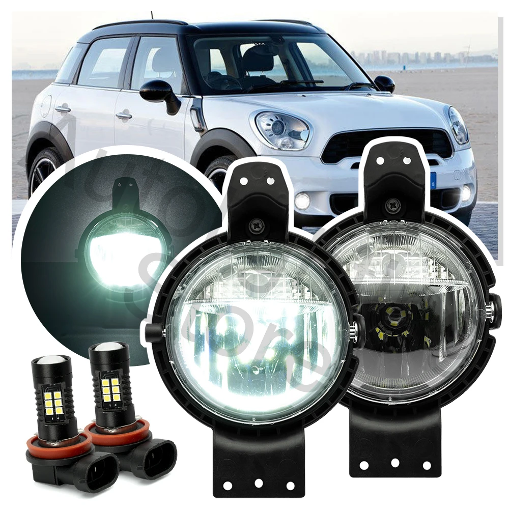 2PCS Driving Bumper Directly Replace front Fog Lamp W/bulb For Mini ...