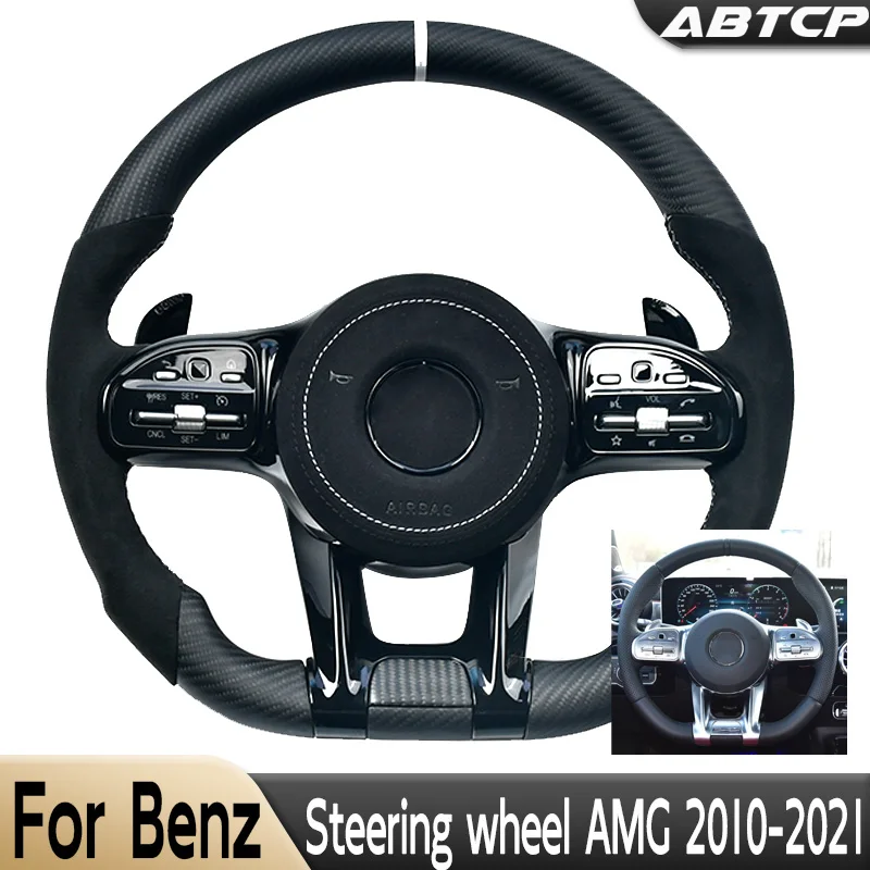 LED Carbon Fiber Steering Wheel for Mercedes-Benz AMG G-Class C63 W212 ...