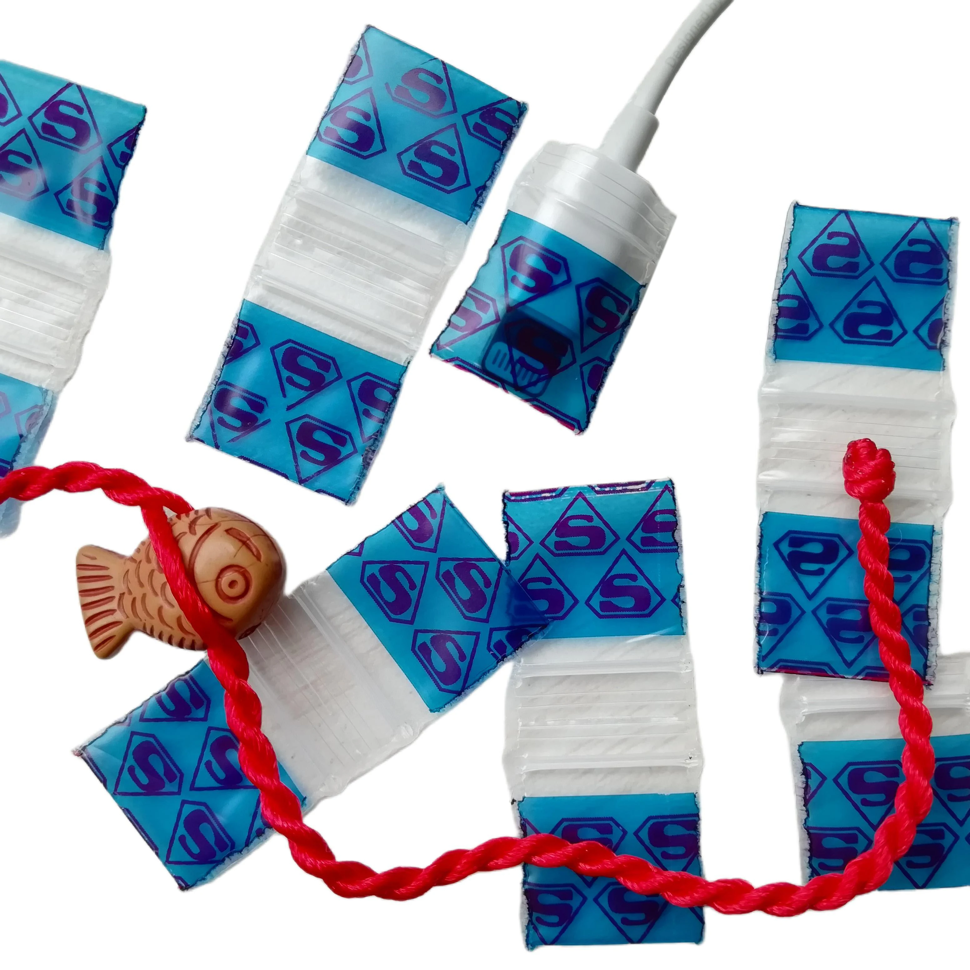 5858-Tniy-Plastic-Bags-100-Super-Man-Design-Baggies-Ziplock-Resealable ...