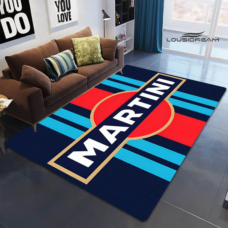 Martini-logo-printed-carpet-living-room-bedroom-beautiful-carpet-non ...