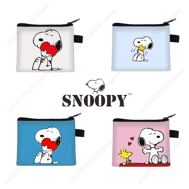 Monedero-de-lona-de-Snoopy-Kawaii-para-mujer-Cartera-de-moda-para-mujer ...