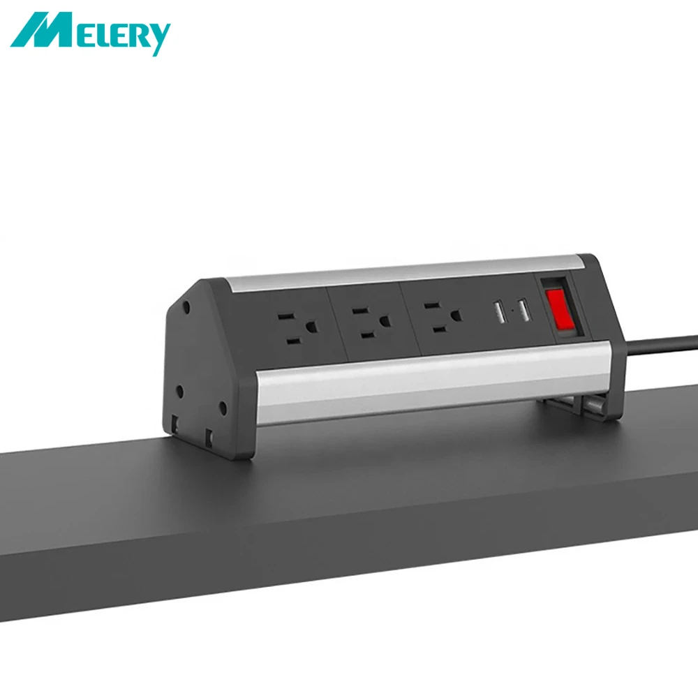 Melery-Stand-Table-Socket-US-Power-Strip-Clamp-Electrical-Plugs-Outlets ...
