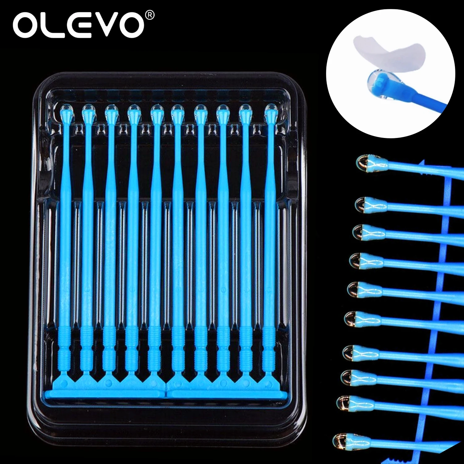 10pcs Disposable Dental Adhesive Tip Micro Applicator Sticks for Tooth ...