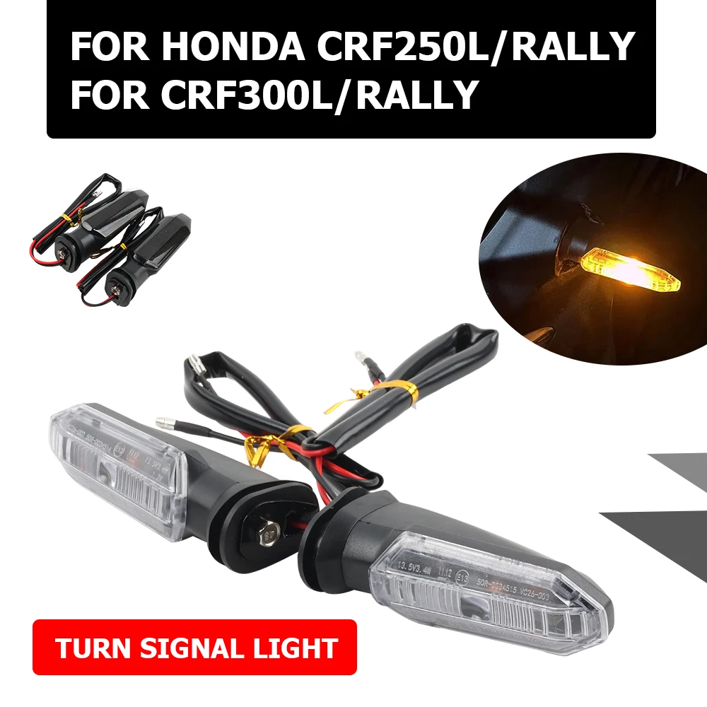 LED Flasher Turn Signal Light For HONDA CRF300 Rally CRF300L CRF250L ...