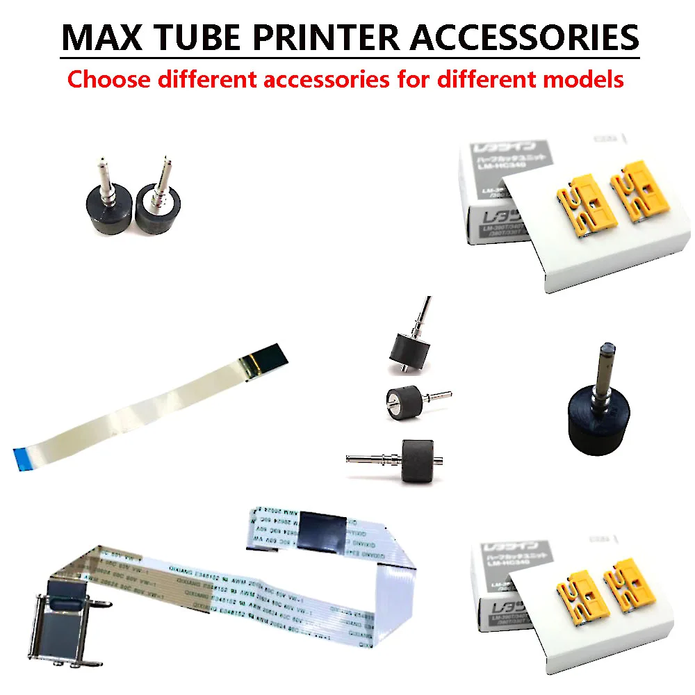 wire marker max ink typewriter rubber roller,half cutter,print head For ...