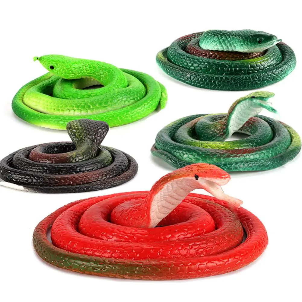 75cm-Simulation-Rubber-Snake-Tricky-Toy-Rubber-Round-Head-Snake-Novelty ...