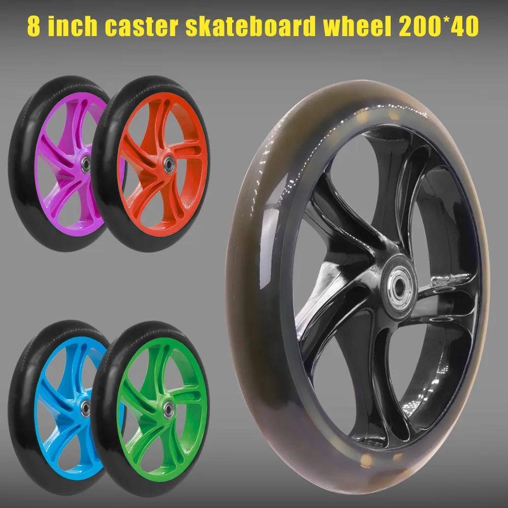 200mm-Adult-Kick-Scooter-Wheels-For-8-Inch-Razor-A5-Lux-Kick-Scooter ...