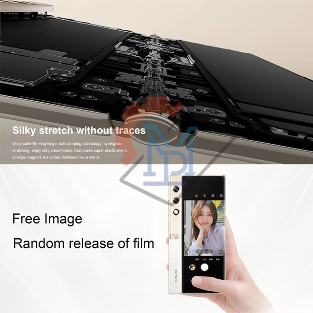 2023 Original HONOR V Purse 5G Folded Phone 7.71 Inches OLED Screen Snapdragon 778G Camera 50MP ...