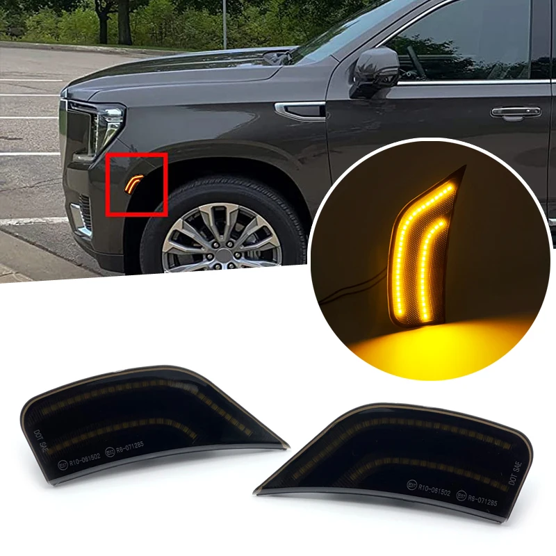 2PCS-LED-Fender-Bumper-Lamp-Side-Marker-Light-For-Chevrolet-Suburban ...