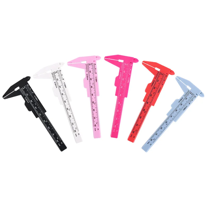 1PC-0-80mm-Double-Rule-Scale-Plastic-Vernier-Caliper-Student-Dial-Gauge ...