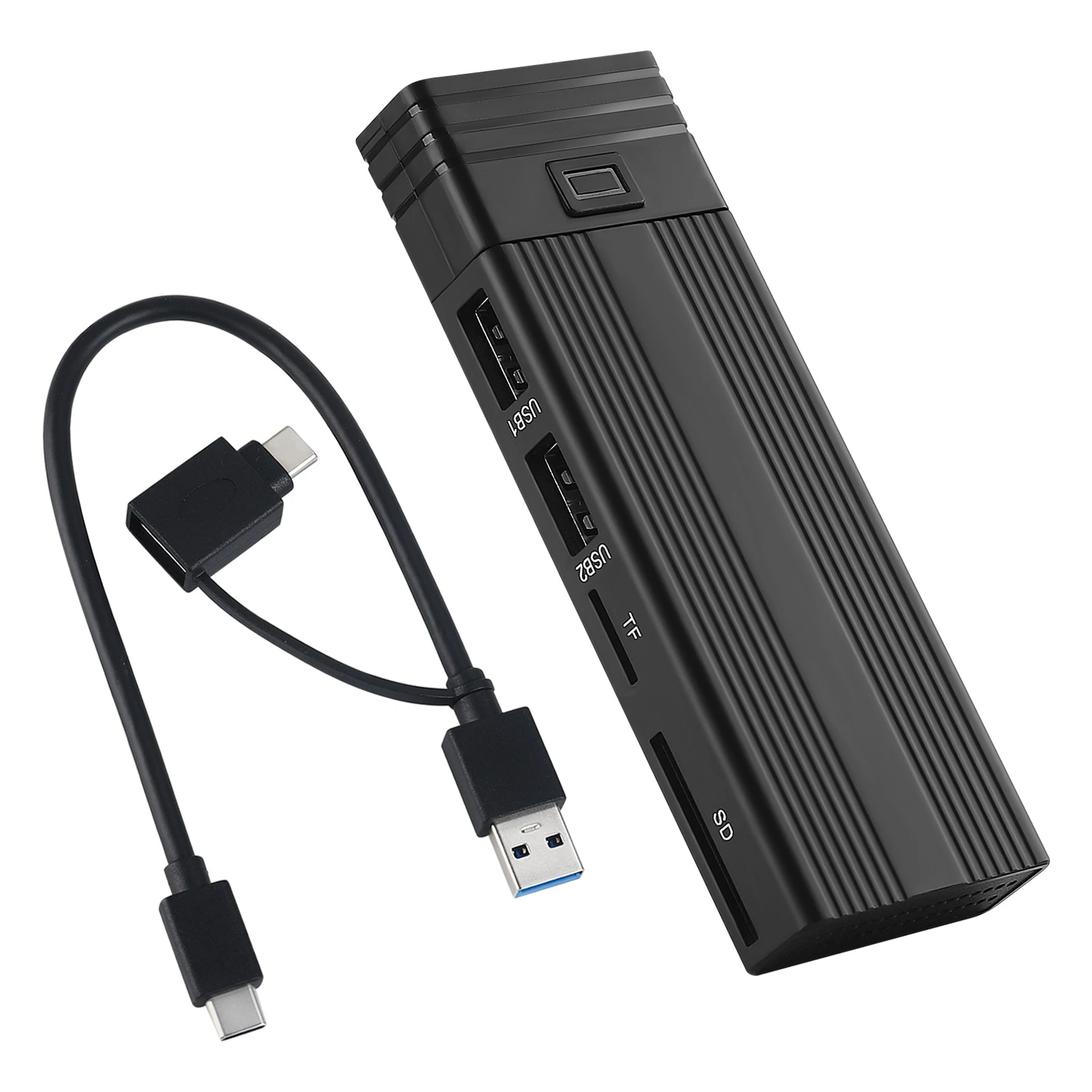 Portable Ssd Nvme Hub Type C Usb2.0 Sd/tf M.2 Nvme M Key & B+m Key Pcie ...