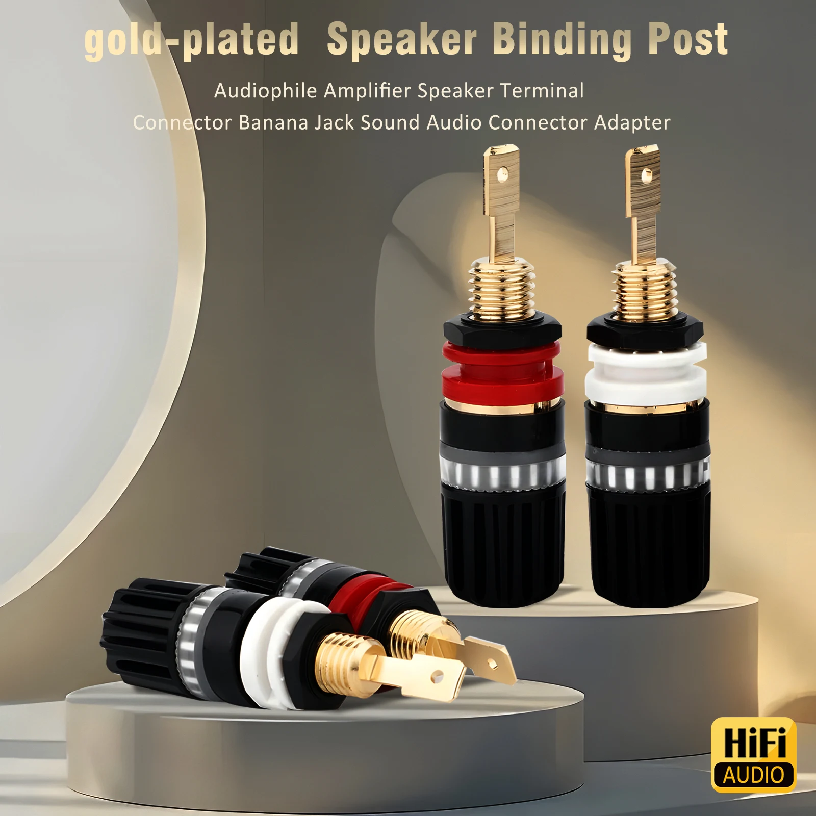 HI-End Terminal Binding Post Conector Banana Plug Speaker Binding Post ...