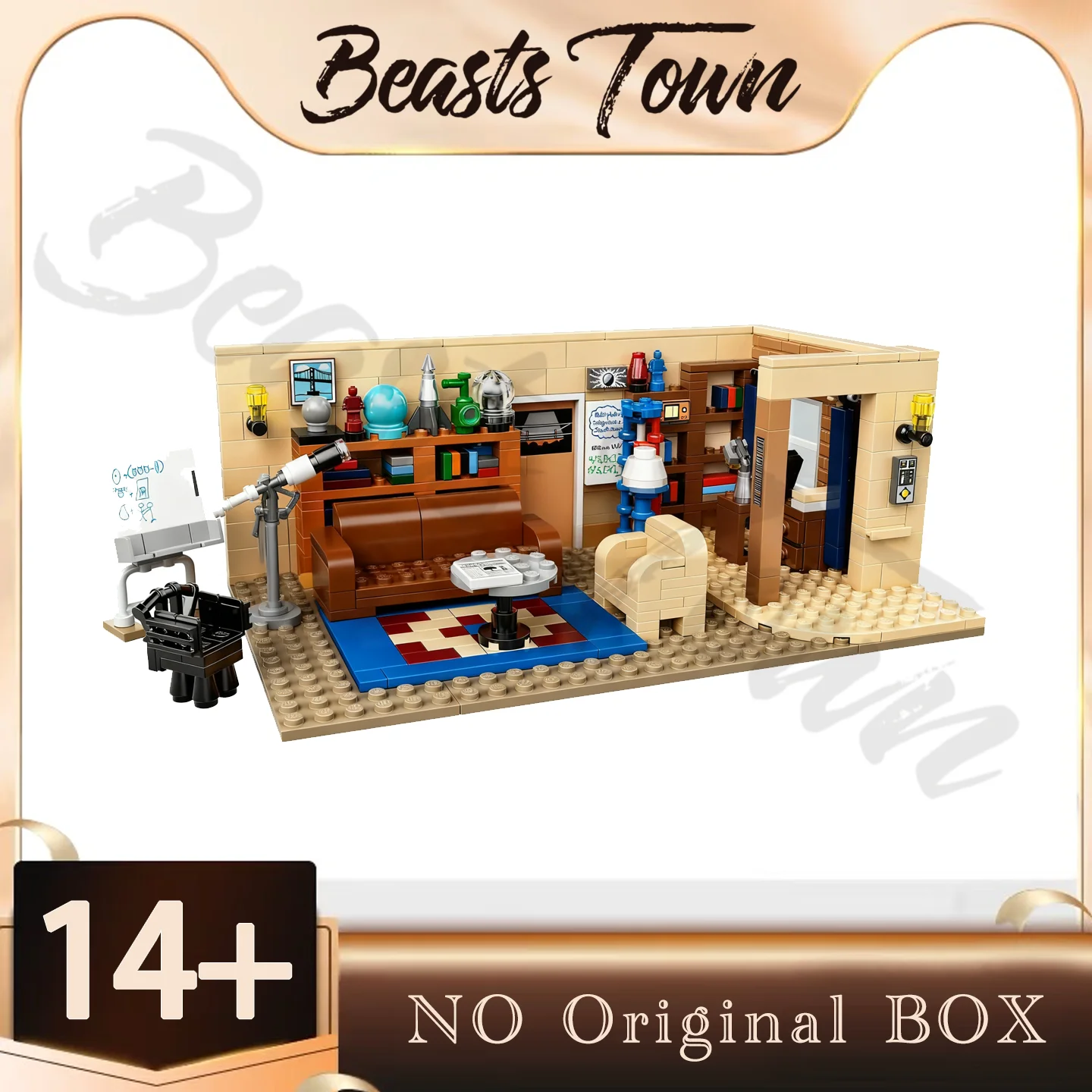 2025 New MOC BigBang Theory American TV Drama Friends Living Room Model ...