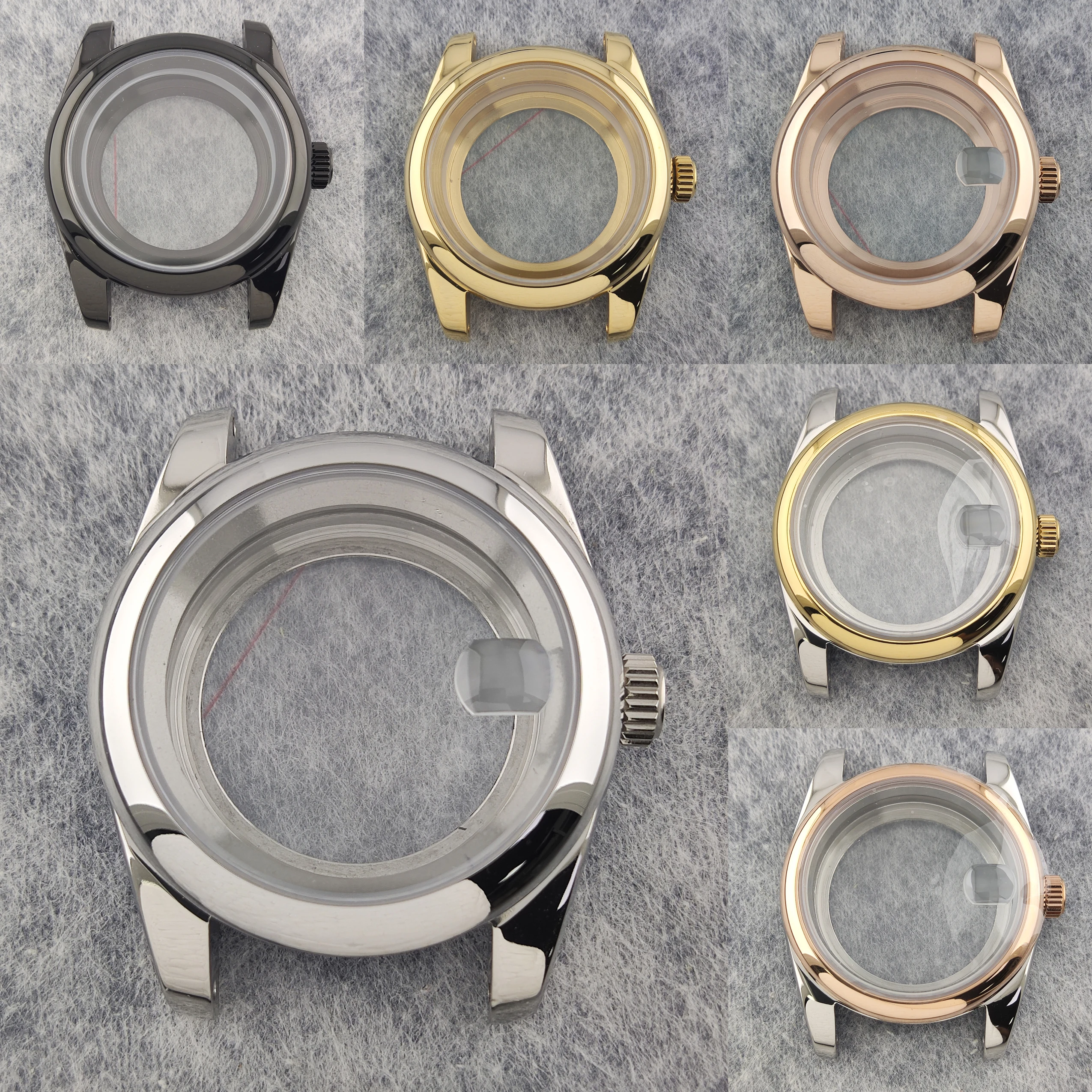 36mm-39mm-watch-case-assembly-watch-parts-stainless-steel-suitable-for ...