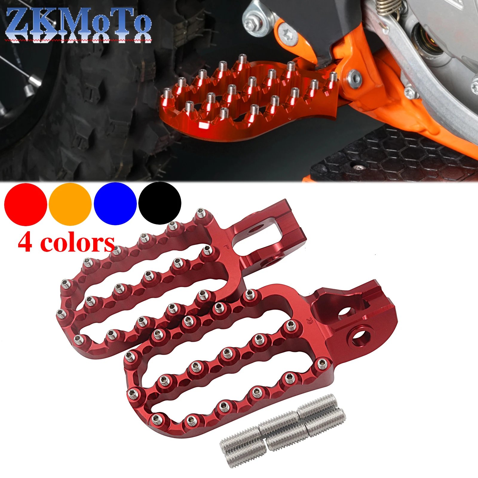 150mm-Forged-Footrest-Footpeg-Foot-Pegs-For-KTM-125-250-300-350-400-450 ...